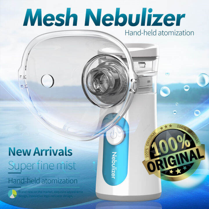 FANTASY ORIGINAL NEWEST Ultra-quiet Handheld Mesh Nebulizer Mini ...