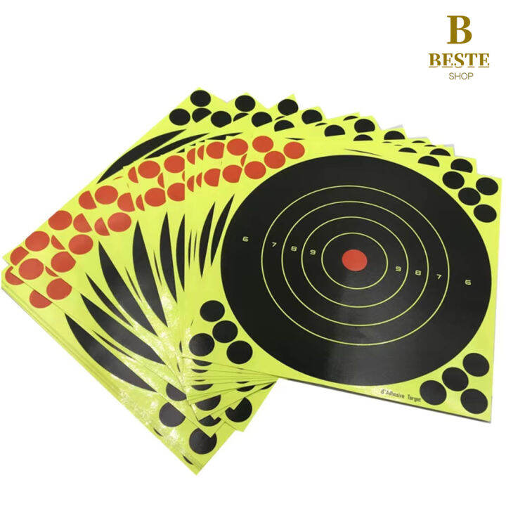 8-inch Splatter Target Adhesive Shooting Target Stickers Shooting Aim ...