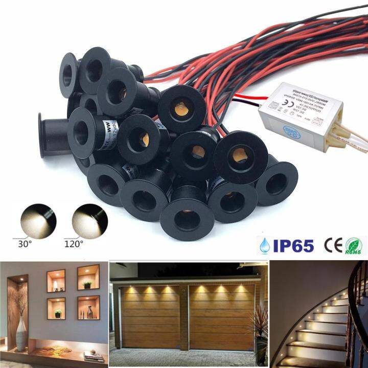 ในร่ม1W LED Spotlight พร้อมหม้อแปลง100-265V Mini Led Downlight 12V ...