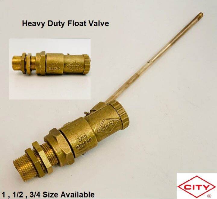 100% Solid Super Heavy Duty CITY Float Valve For Toilet Cistern / Big ...