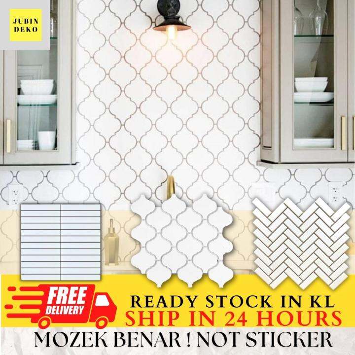 [NOT STICKER] *1 BOX 20 SHEET* MOSAIC TILES /MOZEK/JUBIN DINDING ...