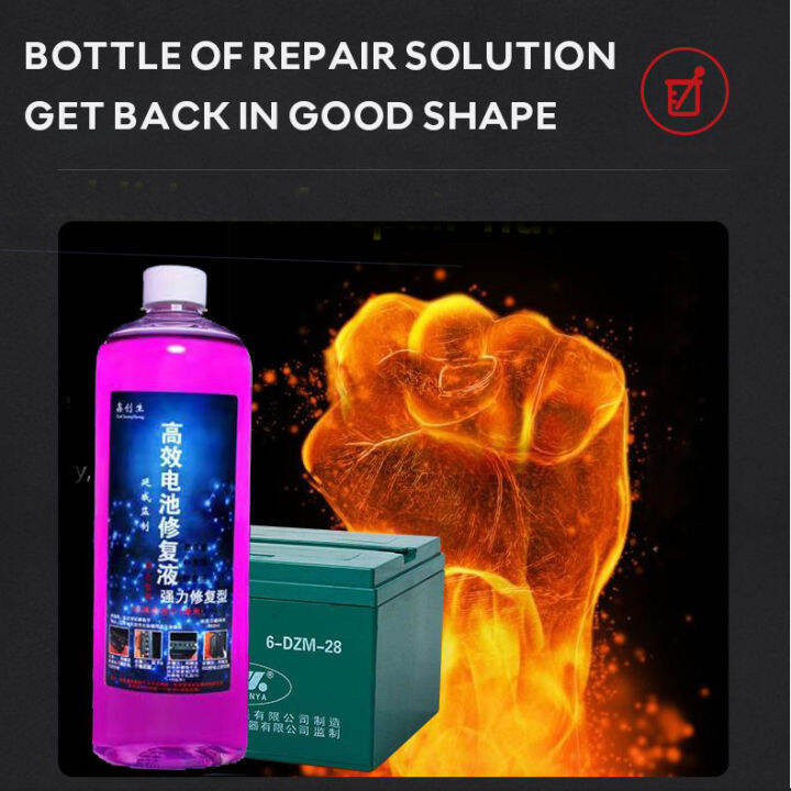 Battery Repair Solution Battery Solution Water Battery Liquid 250ml