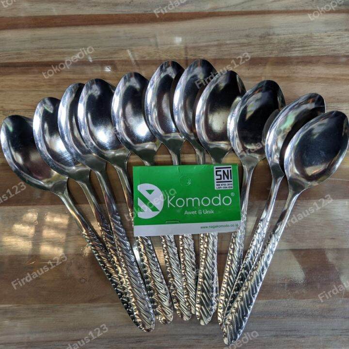 Sendok Makan Stainless Komodo Batik 12 pcs | Lazada Indonesia