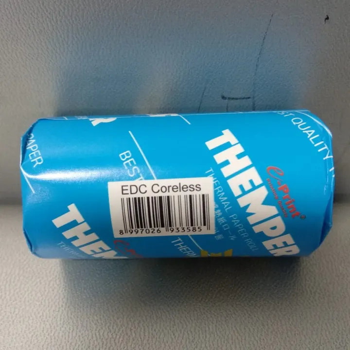 Thermal Paper Roll e-Print Themper EDC Coreless Kertas Kasir Thermal ...
