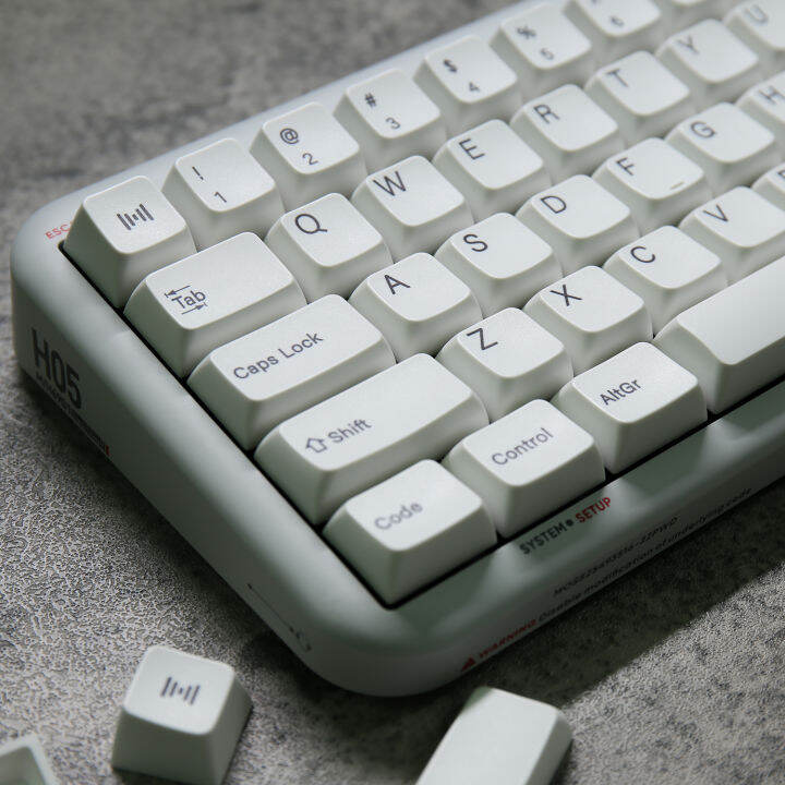 KeyCaps Set for Mechanical Keyboard,Minimal White Style,126 Keys,PBT ...