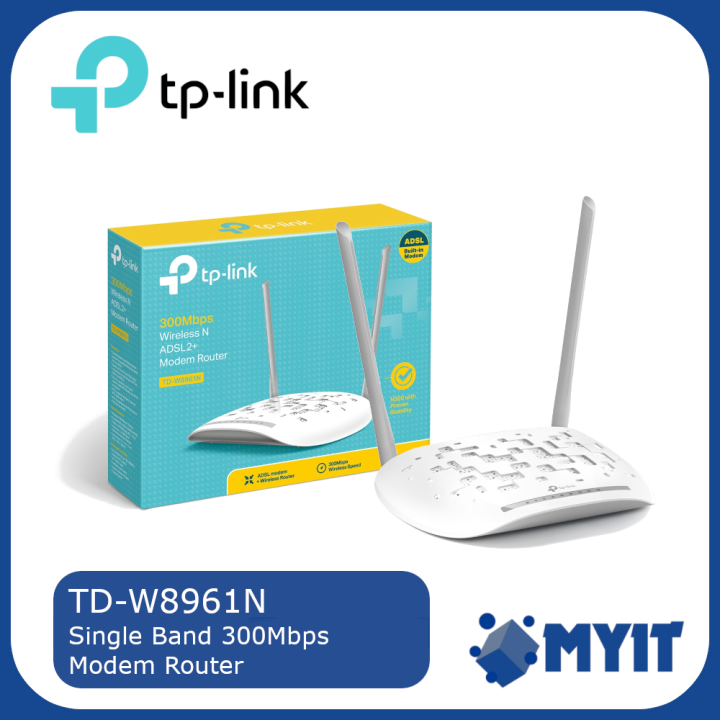TP-Link TD-W8961N Wifi Router Wireless N300 300Mbps ADSL2+ Modem | Lazada