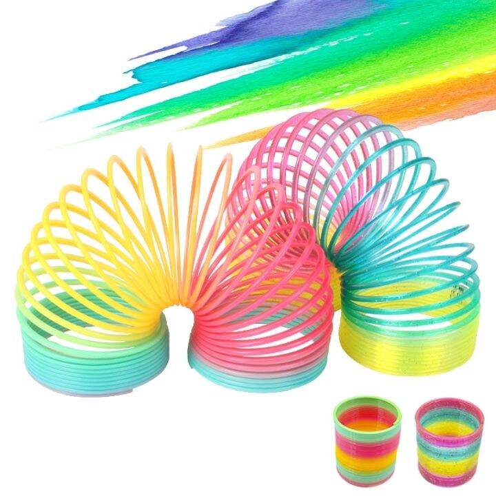 HNTOB Rainbow circle Educational toys Spring coil Games Collectibles ...