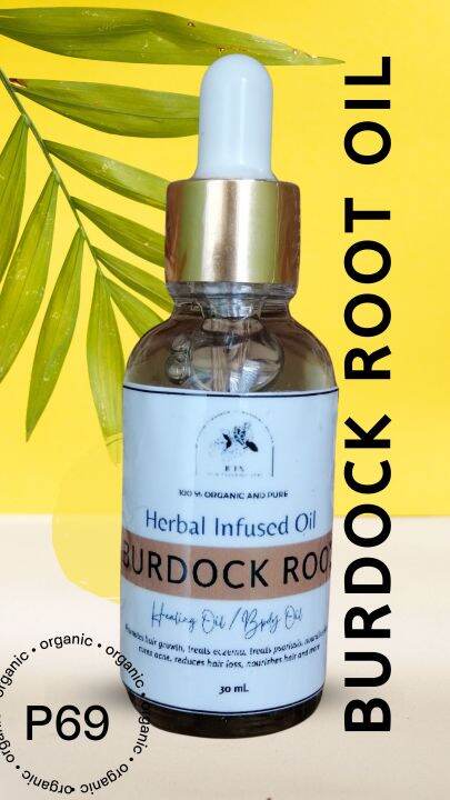 BURDOCK ROOT INFUSED OIL/BURDOCK ROOT BODY OIL/BURDOCK ROOT OIL 30 mL ...
