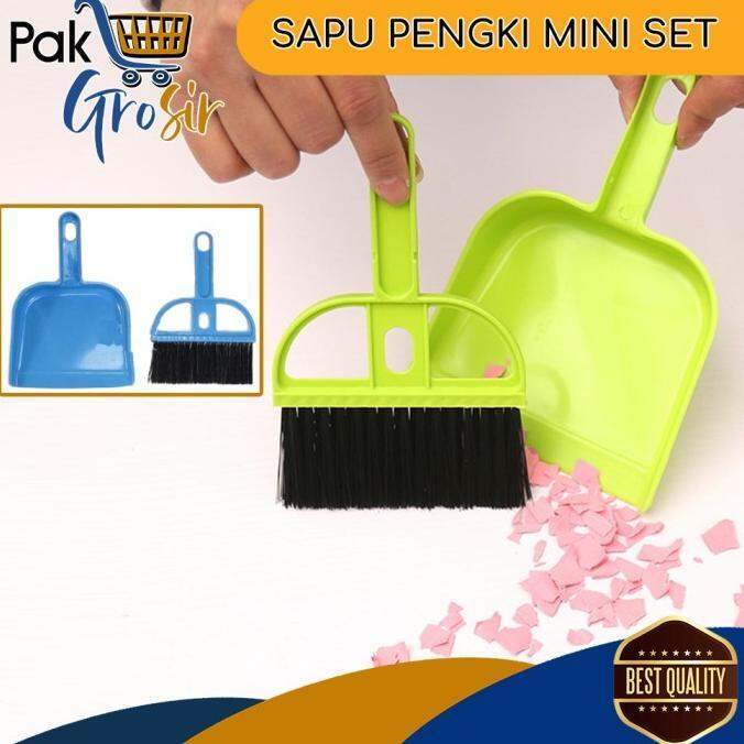 [Ready] Sapu Mini Set Serokan Dustpan Pengki Kecil Serok Warna Warni ...