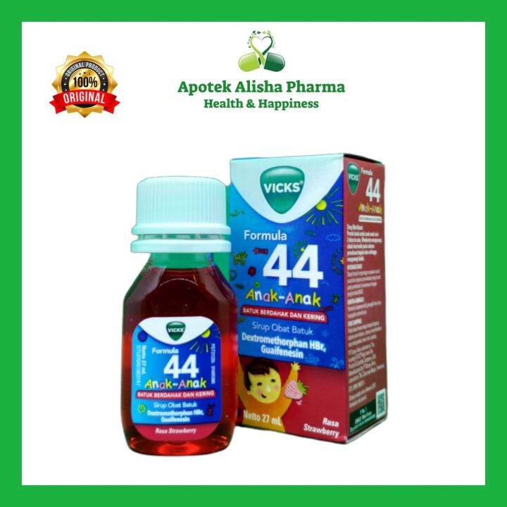 VICKS FORMULA 44 ANAK SYRUP 27/54ml-Vicks Formula 44 Anak Sirup Obat ...