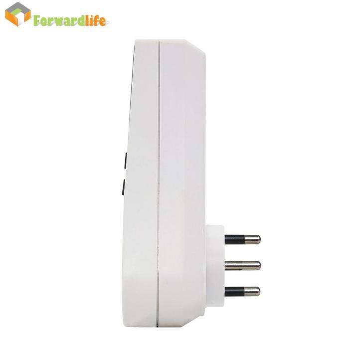 Digital Timer Switch Socket Italian Plug LCD Display Indoor Timed Power ...