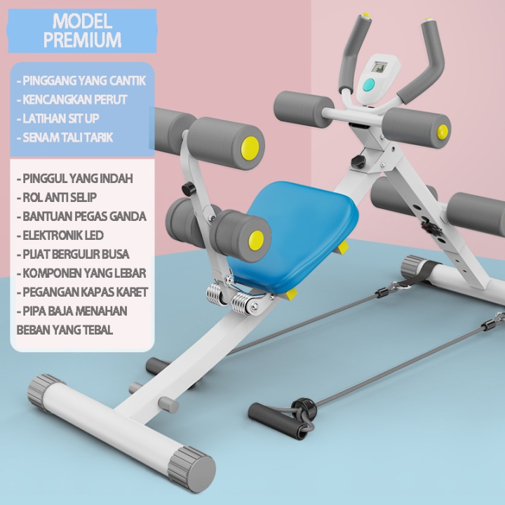 Alat Olahraga Fitness Alat Gym Rumah Abdominal Latihan Perut Pembentuk ...