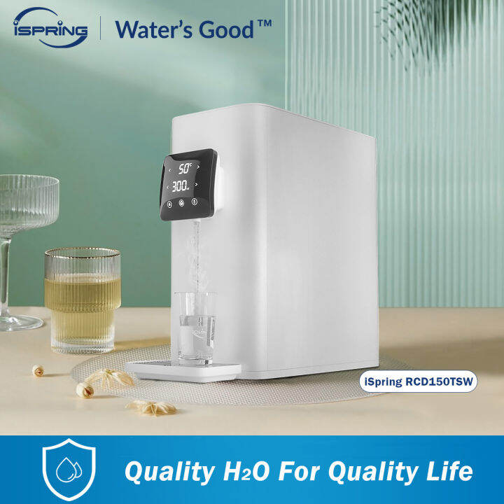 iSpring RCD150TSW RO filtration water dispenser เครื่องทำน้ำร้อนพร้อมฟั ...