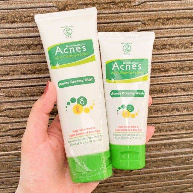 ACNES CREAMY WASH/ SABUN WAJAH/ SABUN JERAWAT | Lazada Indonesia