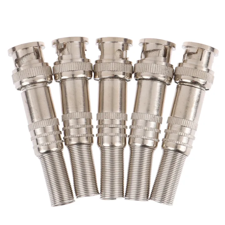5pcs Bnc 5 Welded Joint Bnc Connector Q9 5 Monitoring Video Connector Cctv Head Lazada Ph