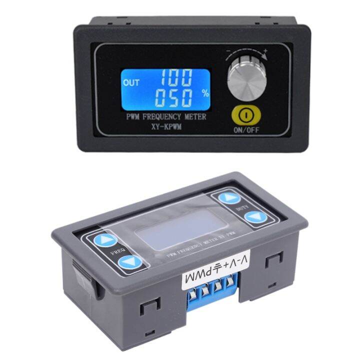 2 Pcs 1HZ-150KHZ Digital Display PWM Pulse Frequency Duty Ratio Square ...