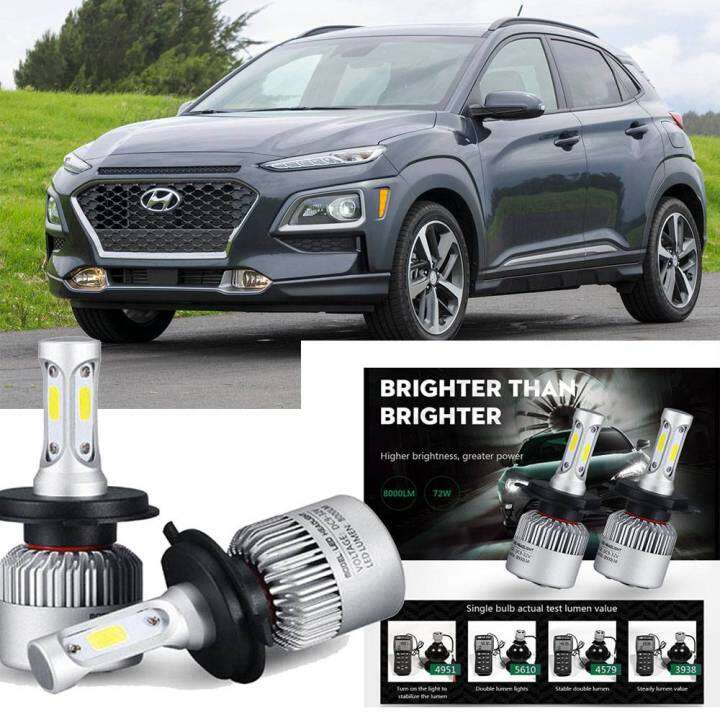 FOR Hyundai KONA (OS) 2017-2023 (Head Lamp) LED LAI 80W 2PC S2 Lamp ...