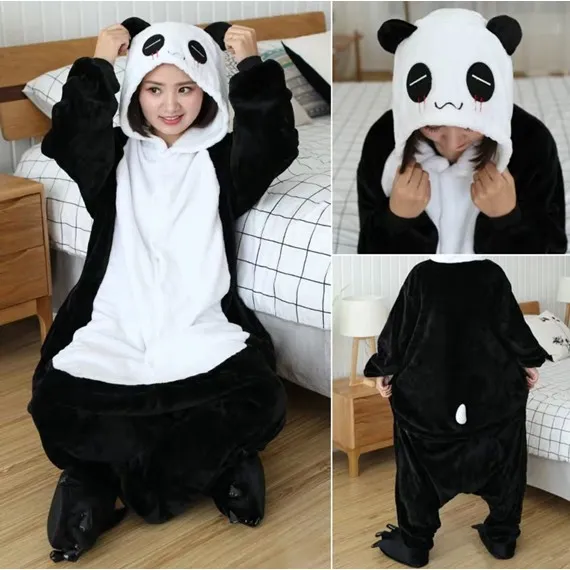 7C82 ชุดมาสคอต ชุดนอน ชุดแฟนซี หมีแพนด้า Mascot Panda Bear Costumes | Lazada.co.th