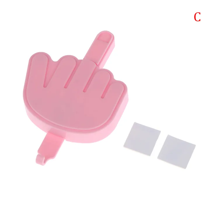 Creative Middle Finger Hook Key Holder Key Hanger Room Decoration ...