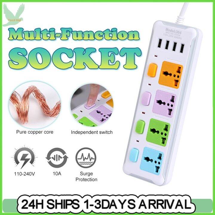 Extension Chord ♀power Socket Extension Moveable Multi Function Socket