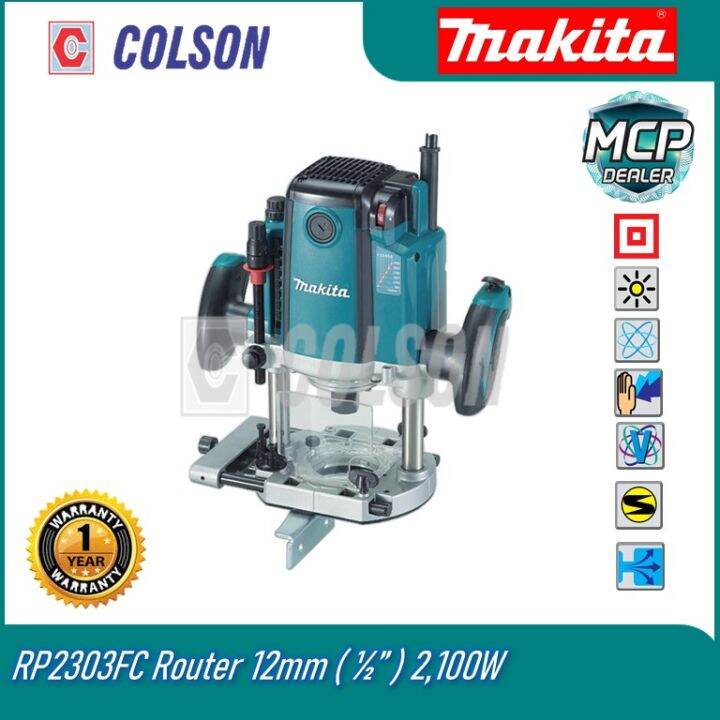 COLSON MAKITA 12 mm (1/2") Router RP2303FC マキタ | Lazada