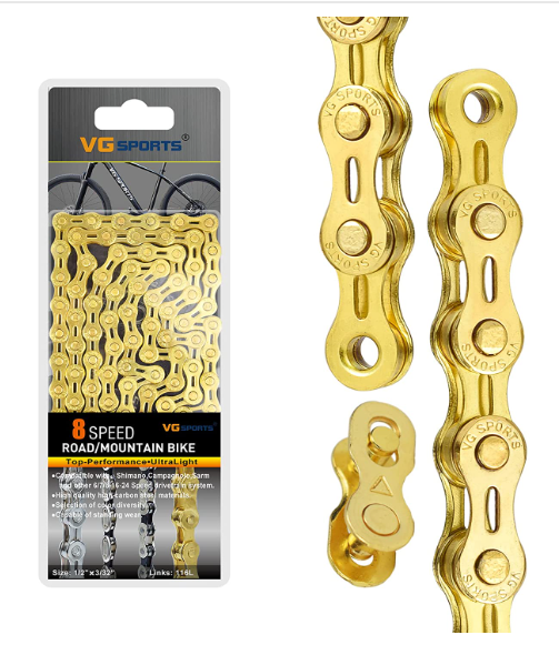VG SPORTS CHAIN half Hollow bicycle Chain | Lazada PH