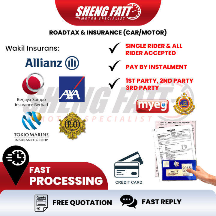 SHENG FATT Roadtax Insurans Renewal Kereta Roadtax Motor Insurans Car ...
