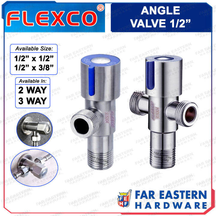 Angle Valve 1/2" for Lavatory Faucet FLEXCO | CRESTON | JOPEX | Lazada PH
