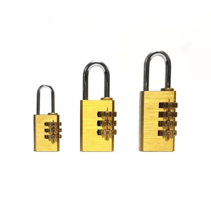 Kingever Brass Padlock Password Lock Combination Lock | Lazada PH