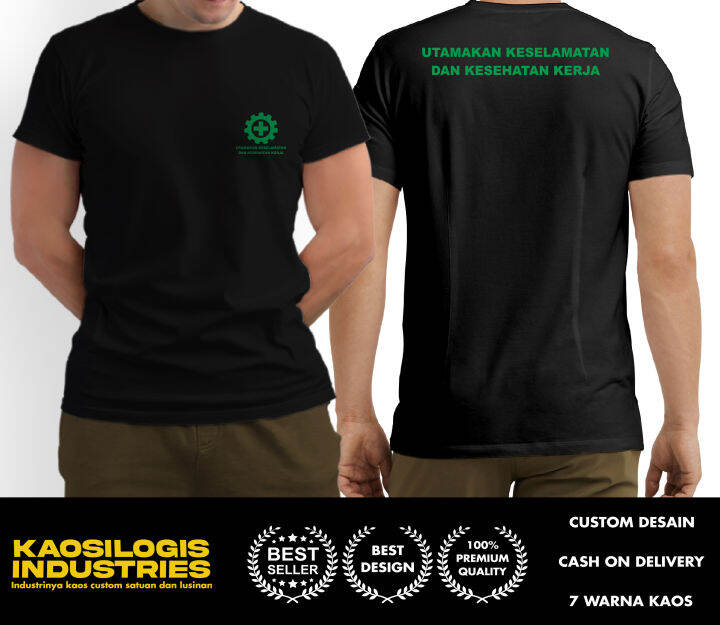 Kaos Safety First Keselamatan Kerja - Kaosilogis | Lazada Indonesia