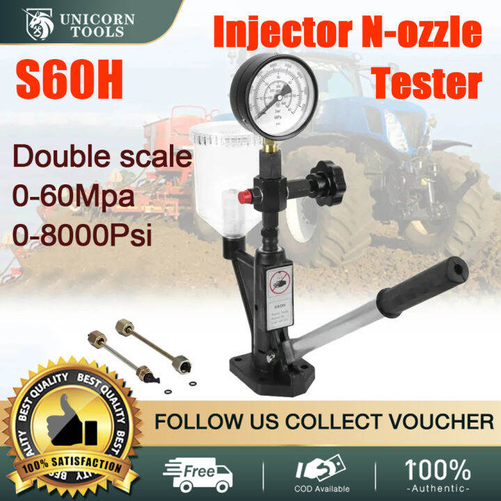 Fuel Injector Calibrator Dual Scale Gauge Max 60 Mpa Nozzle Pop ...