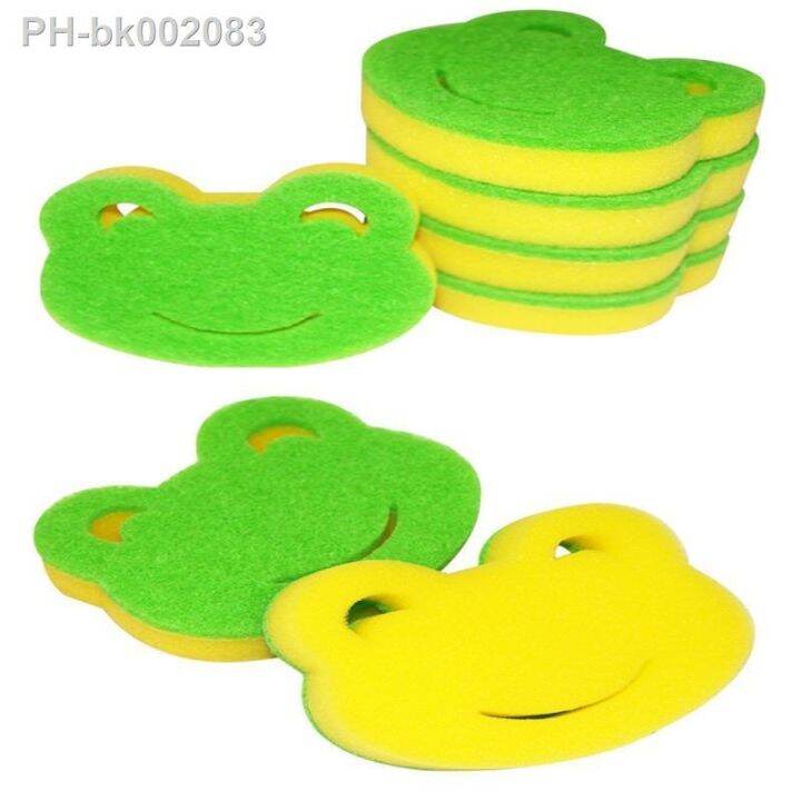 Dishwashing Sponge Frog Shape Creativity Soft Powerful Scouring ...