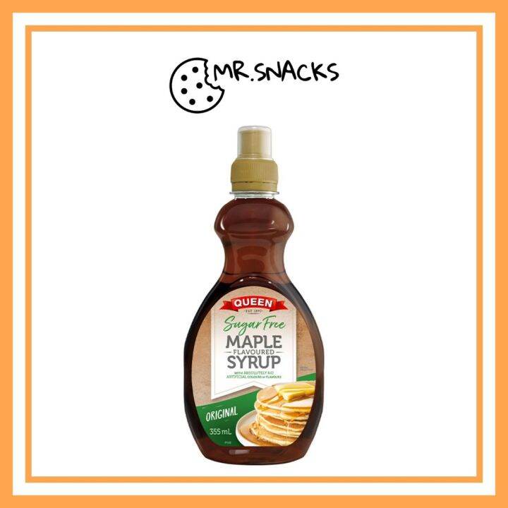 Queen Sugar Free Maple Flavoured Syrup Original 355ml | Lazada