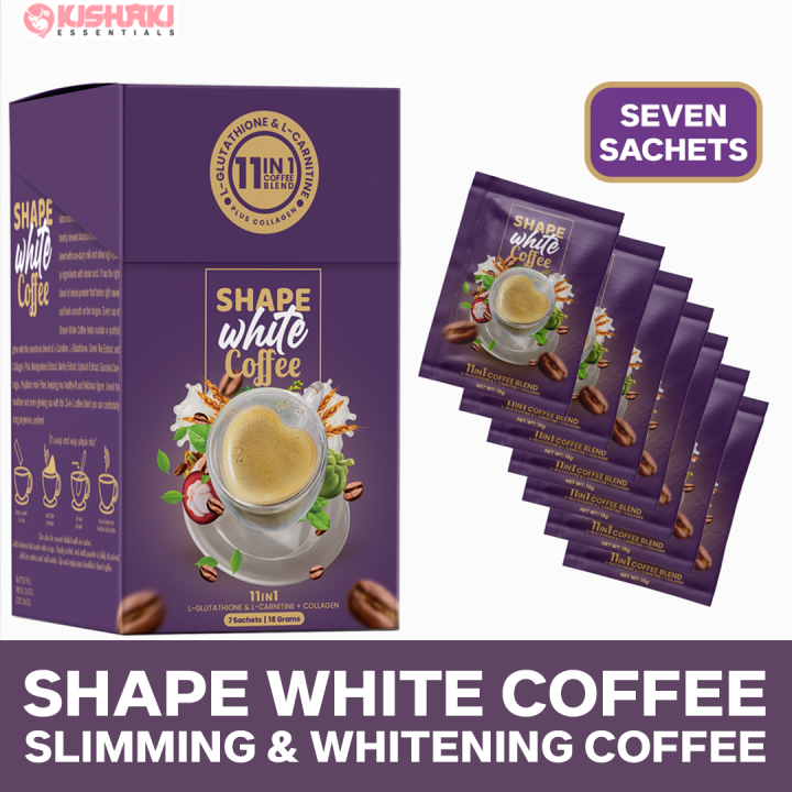 Slimming Shape White Coffee with (L-Glutathione, L-Carnitine & Collagen ...