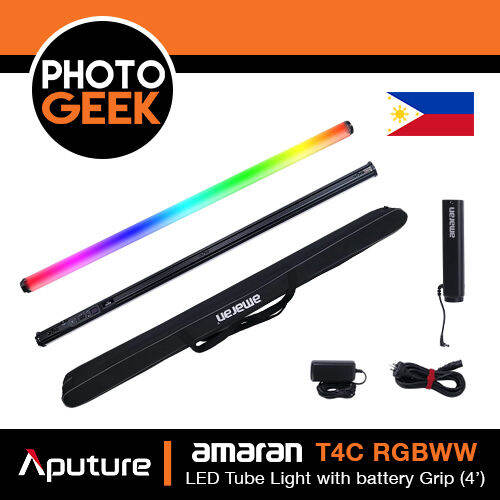 [Photo Geek] Aputure Amaran T4C RGBWW Tube Light Stick Handled LED Full ...