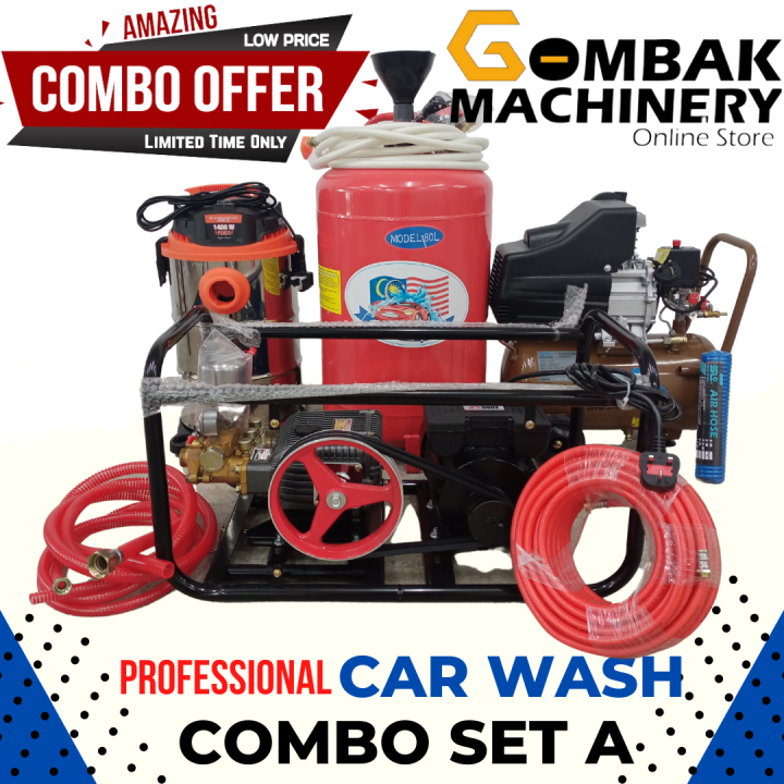 Value Buy Professional Car Wash Combo Set A (Plunger Pump, Air ...