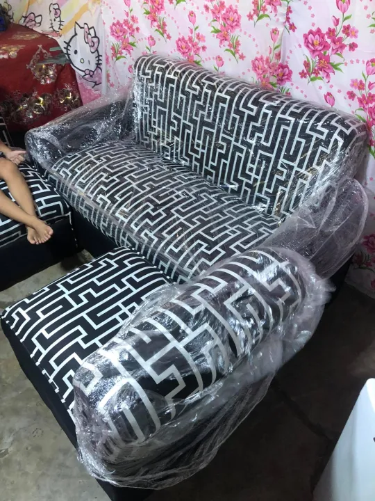 SALA SET LEATHER/FABRIC 403 | Lazada PH