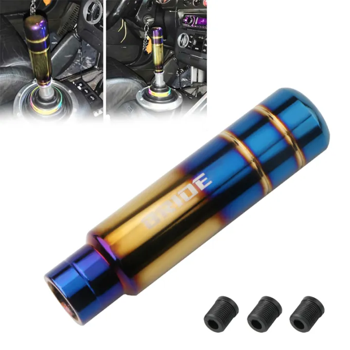 JAY Universal NOS Burnt Blue Aluminium Gear Shift Knob Shifter Lever ...