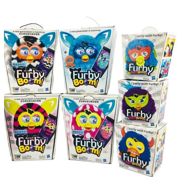 ต้นฉบับ Furby ปาร์ตี้โยกของเล่นนุ่มสัตว์เลี้ยงอิเล็กทรอนิกส์ตุ๊กตาพูด ...