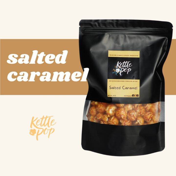 Salted Caramel 160g Kettle Pop Gourmet Popcorn | Lazada PH