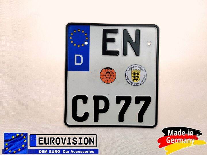 Europlate Scooter from Germany - 1 Pc - Used Euro Motor Plate | Lazada PH