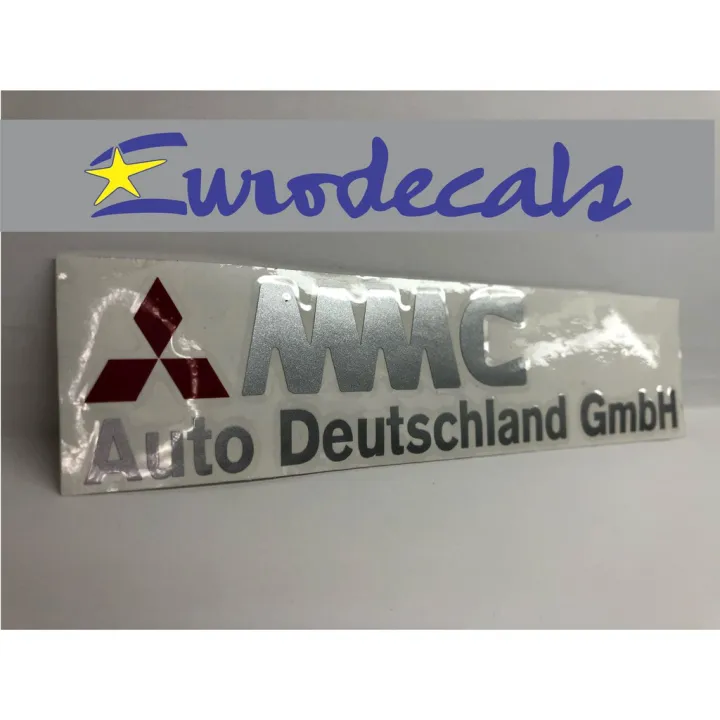 Eurodecals Mitsubishi MMC Auto Deutschland GmbH cut out sticker | Lazada PH