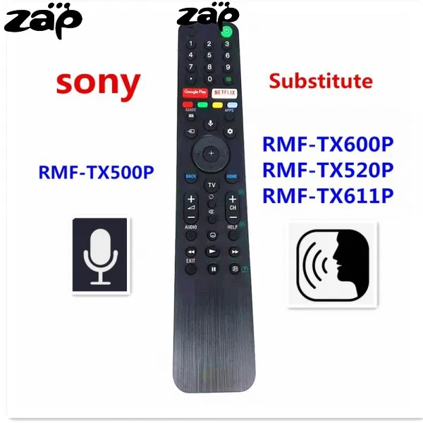 New RMF-TX500P Voice Remote Control For Sony 4K Smart TV KD55X8000H ...
