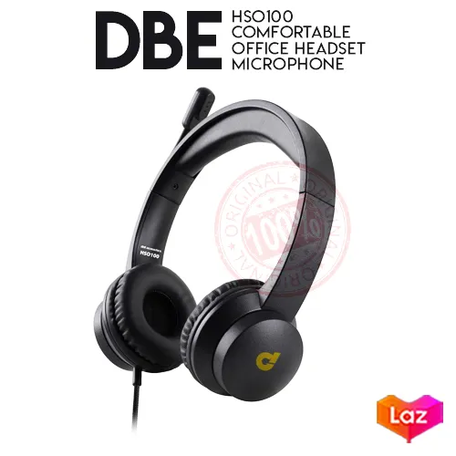 Headphone Gaming dbE HSO100 Comfortable Office Headset Microphone ...