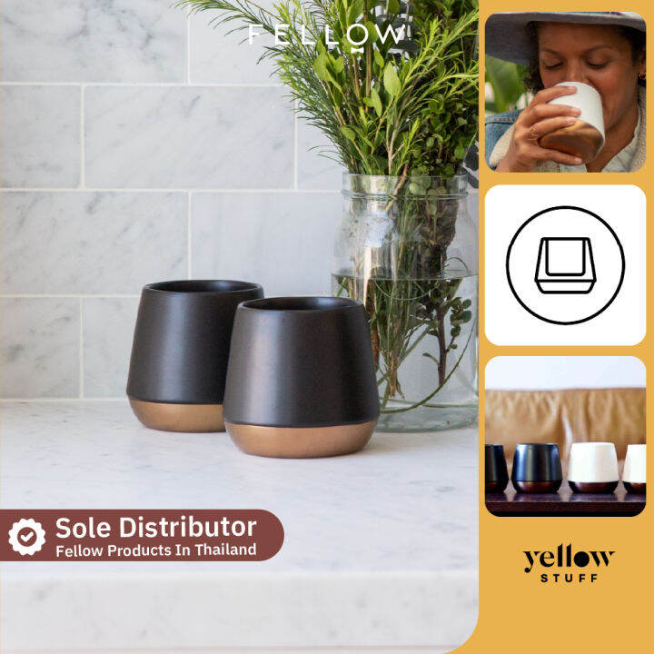 FELLOW - Joey Double Wall Ceramic Mugs | Lazada.co.th