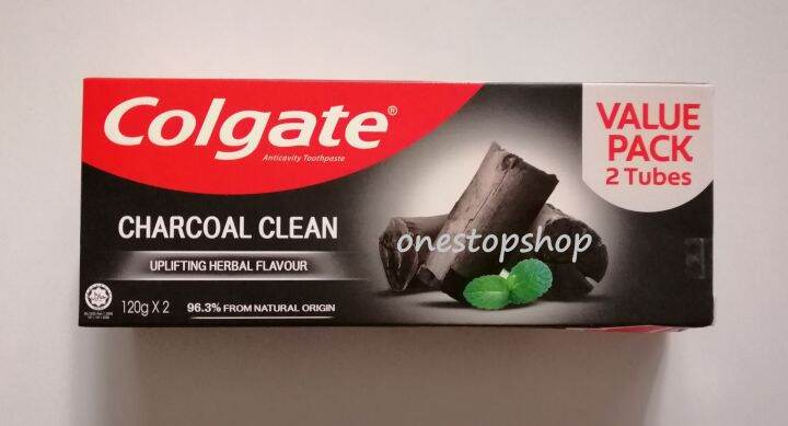 Colgate Charcoal Clean Toothpaste, Bamboo Charcoal and Mint (Black Gel ...