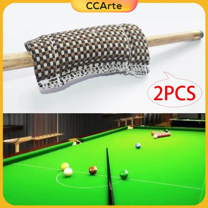 CCArte 2Pcs Snooker Billiard Pool Cloth Cue Shaft Polisher Burnisher ...