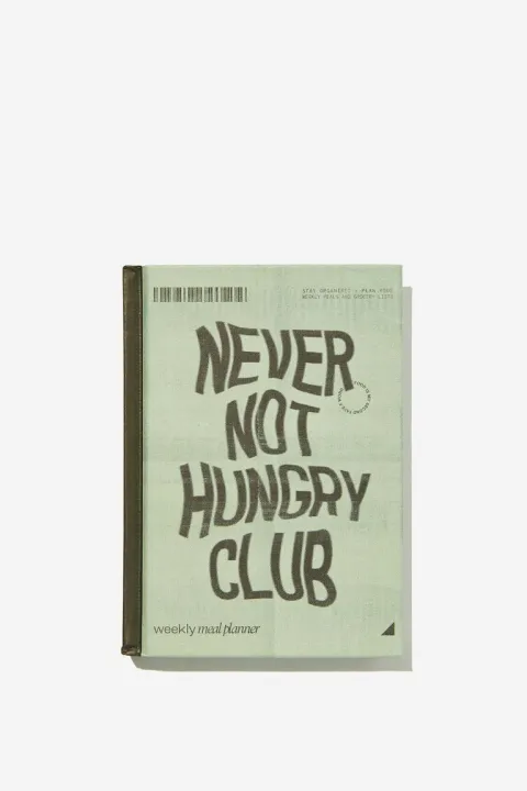 TYPO - A6 ACTIVITY JOURNAL - WEEKLY MEALS | Lazada PH