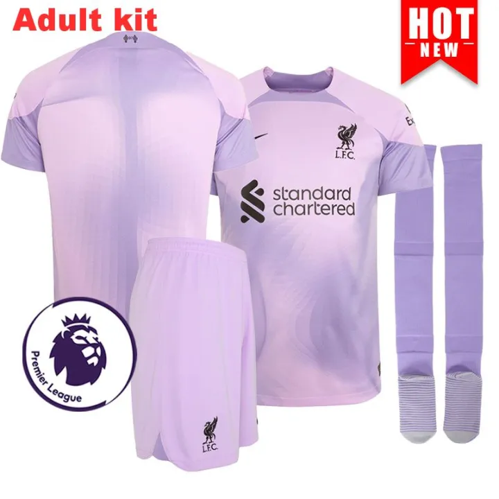 LiverpoolES ผู้รักษาประตูผู้ใหญ่ชุดเสื้อฟุตบอล2022 2023ชุดฟุตบอลคุณภาพ ...
