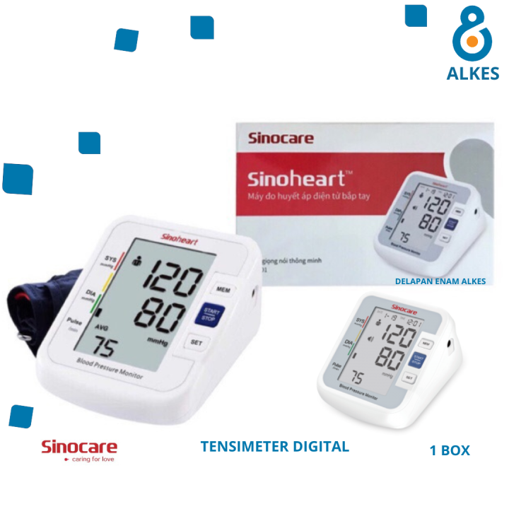 Sinocare Alat Tensi Darah Digital Tensimeter Tensi Meter | Lazada Indonesia